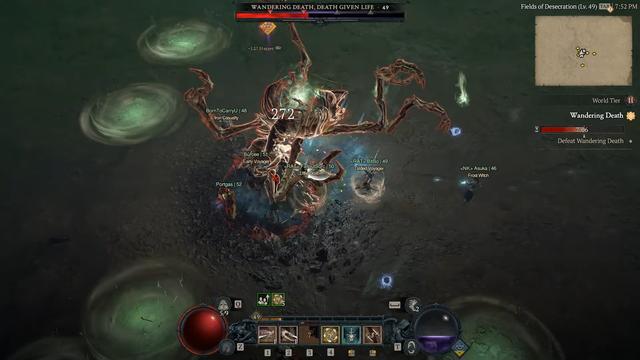 Diablo 4 Wandering Death: Battling Death Given Life